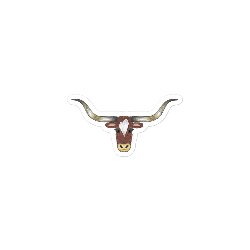 Longhorn sticker – Little Wild Mountain