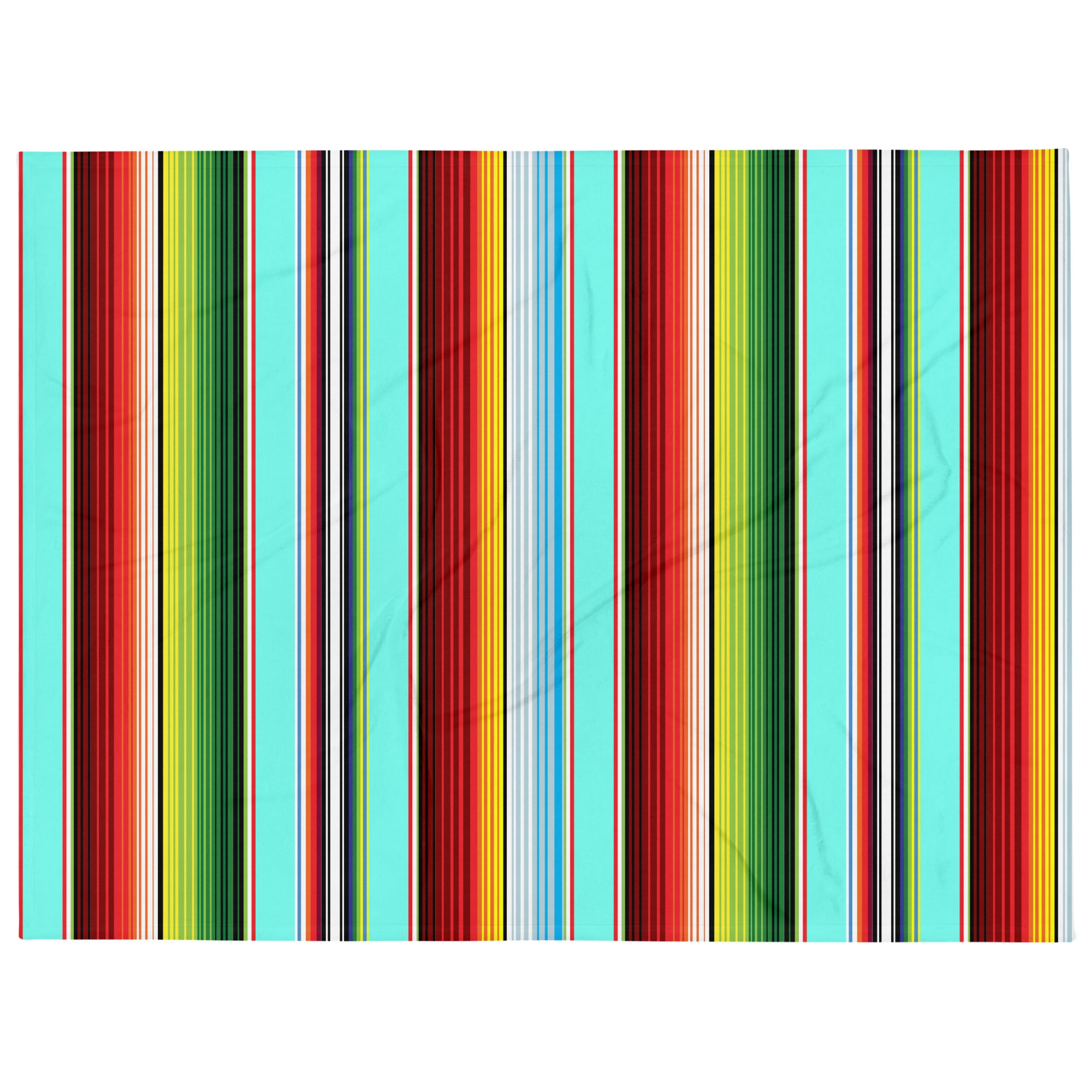 Turquoise Serape - Throw Blanket – Little Wild Mountain